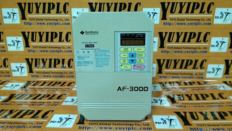 SUMITOMO AF-3000 AC SERVO DRIVE INVERTER AF-300S-A75 - 裕益科技自動化設備可程式編碼器PLC分散式控制系統DCS